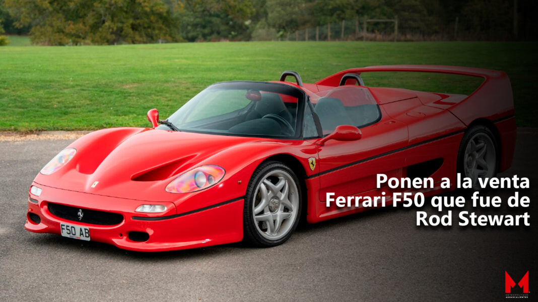 Ponen a la venta Ferrari F50 que fue de Rod Stewart • Metropolitano