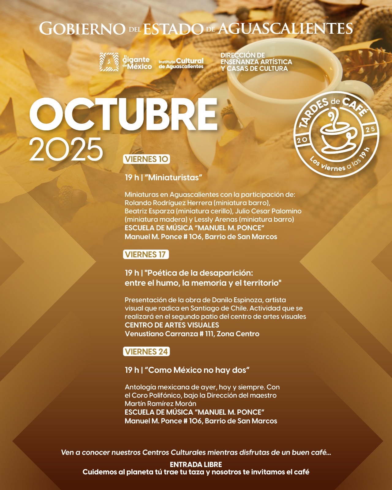 Invita ICA a Tardes de Café • Metropolitano